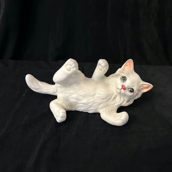 Lefton | Accents | Copy Lefton Vintage Ceramic White Persian Cat Made ...